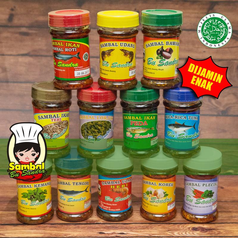 Sambal Bu Sandra Aneka Varian - Shop | Tokopedia