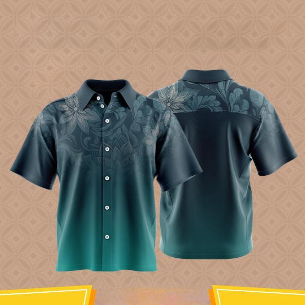 Batik Moden, Warna Maroon, Diperbuat daripada Krep Korea, Kualiti ...