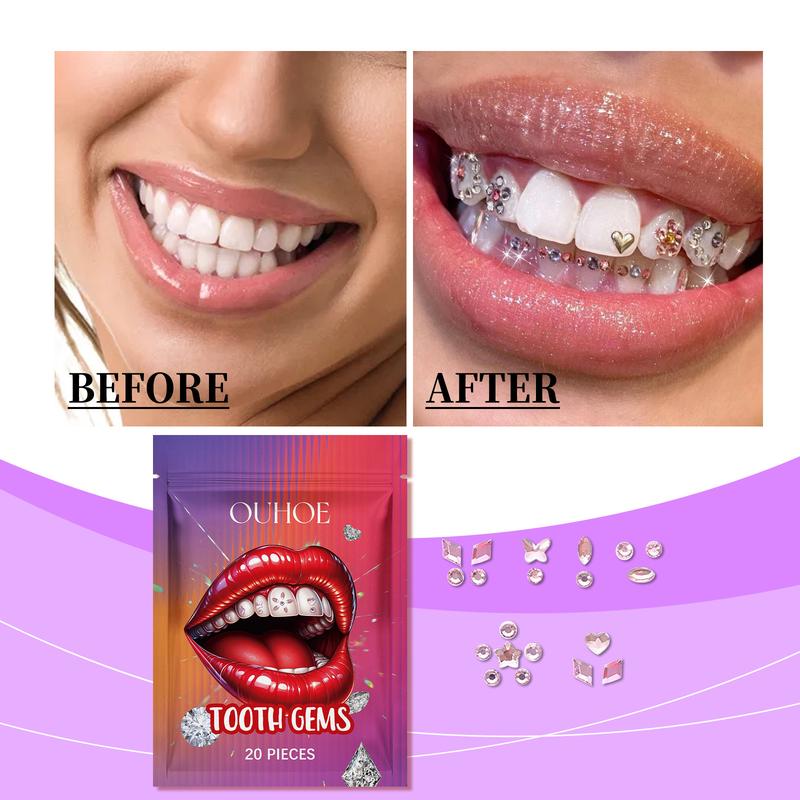 Crystal Tooth-Decoration Rhinestone Shine Tooth Gem Kit, DIY - TikTok ...