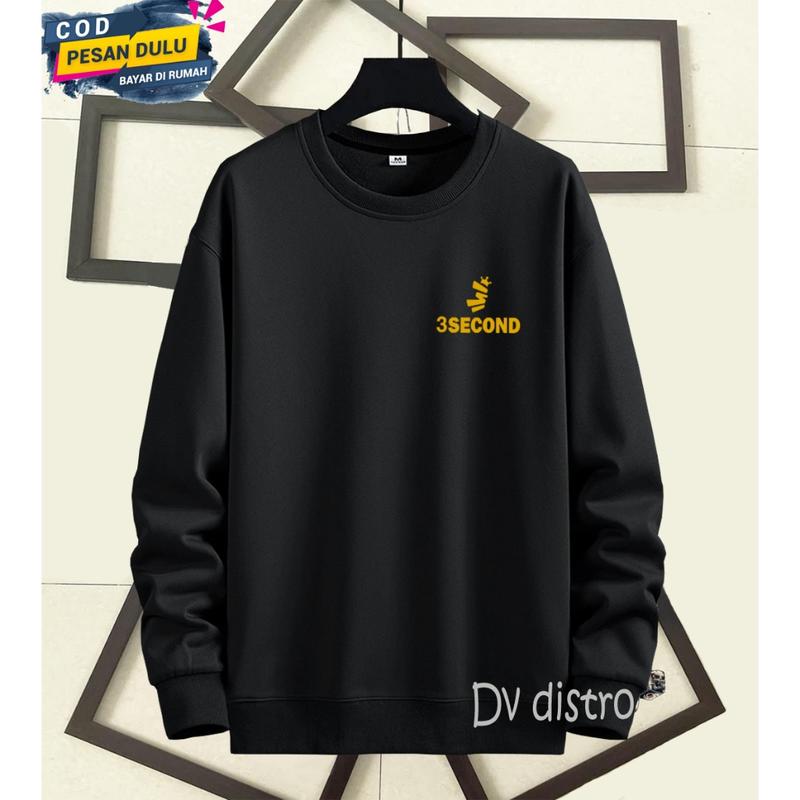 Cod sweater crewneck distro logo 3 second text gold premium quality ...