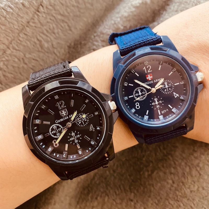 Beli 1 Ambil 1 jam tangan nilon fesyen jam tangan uniseks - TikTok Shop ...