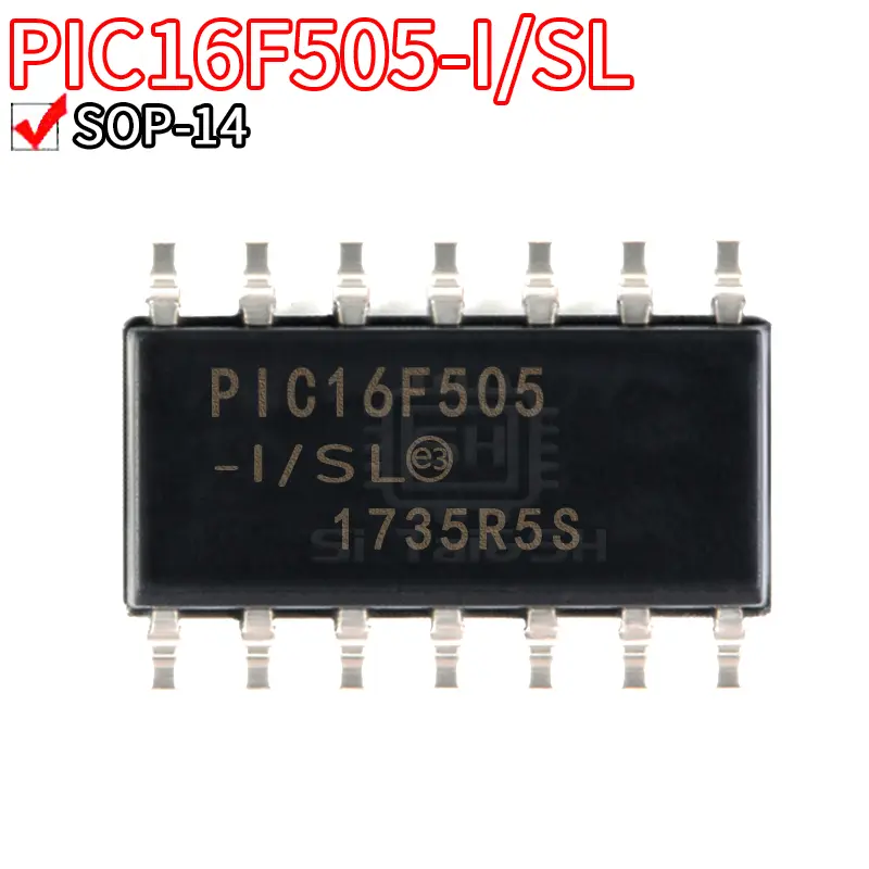 1PCS PIC16F505-I/SL PIC16F526 PIC16F610 PIC16F616 PIC16F630 PIC16F636 ...
