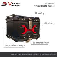 Promo Motocentric LED Motorcycle Top Box | Touring Box Pannier Motor ...