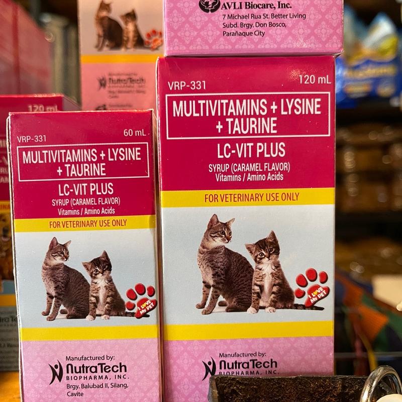 LC-VIT PLUS Syrup (Multivitamins) for Cats & Kittens - TikTok Shop ...