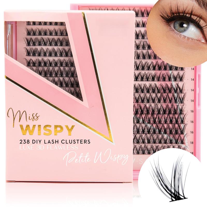 238Pc DIY Luxe Eyelash Cluster Petite Wisp Fluffy 3D Individual ...
