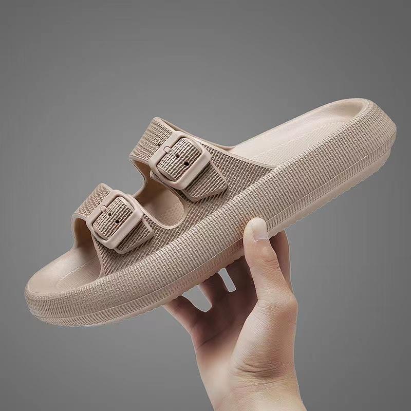 NEW summer two strap rubber slippers women at men shoes #808 - TikTok ...