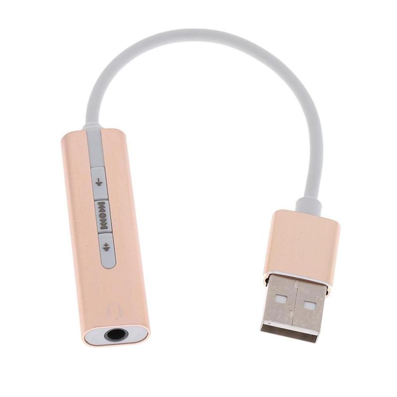 7.1 Channel USB2.0 to 3.5mm Stereo MIC Headset Sound Card - TikTok Shop ...