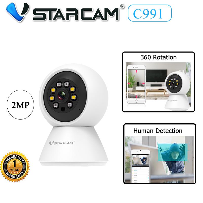 Vstarcam C991 Indoor HD Pan and Tilt Cute Dome Camera 3MP HD - TikTok Shop Philippines