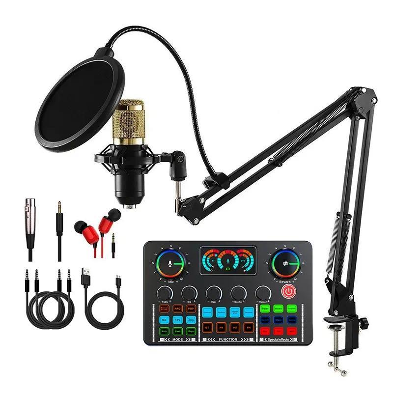 V98 Sound Card BM800 Microphone Mixer Kit 16 Sound Effects Audio ...