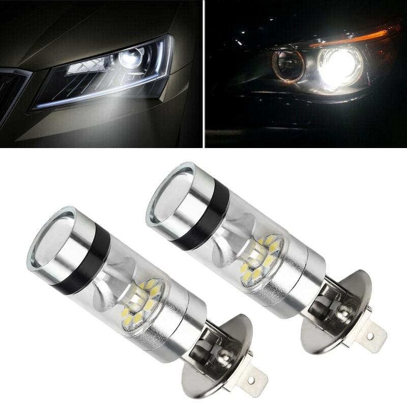 Mentol Lampu LED H1 100W, Putih, 2pcs, 12-24V, 20 unt Car uk Mentol ...