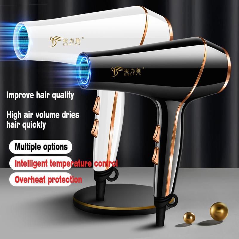 DELIYA Professional Salon Blower 2500W High Power Hair Dryer - TikTok ...