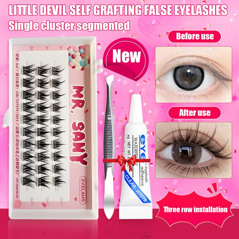 【Gift Glue Tweezers】MR.SANY Eyelash Extensions Set With Glue - TikTok ...