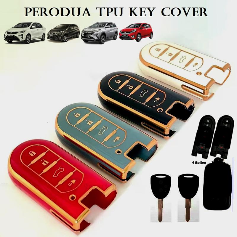 Perodua Chrome Reflection TPU Car Key Cover MYVI BEZZA ARUZ Perodua ...