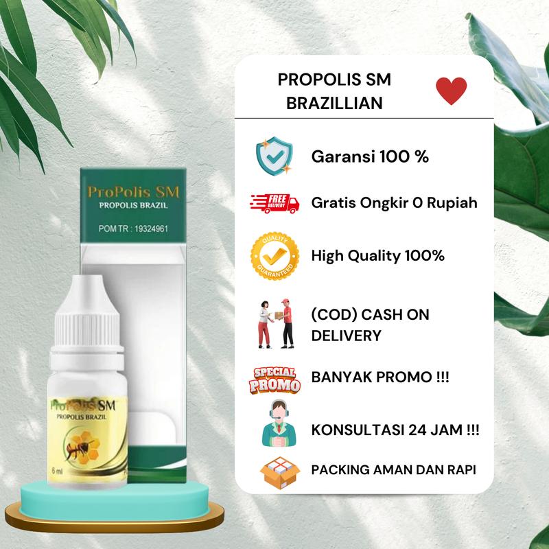Propolis SM Braziliian Alami Multifungsi Halal BPOM 100% ORIGINAL ...