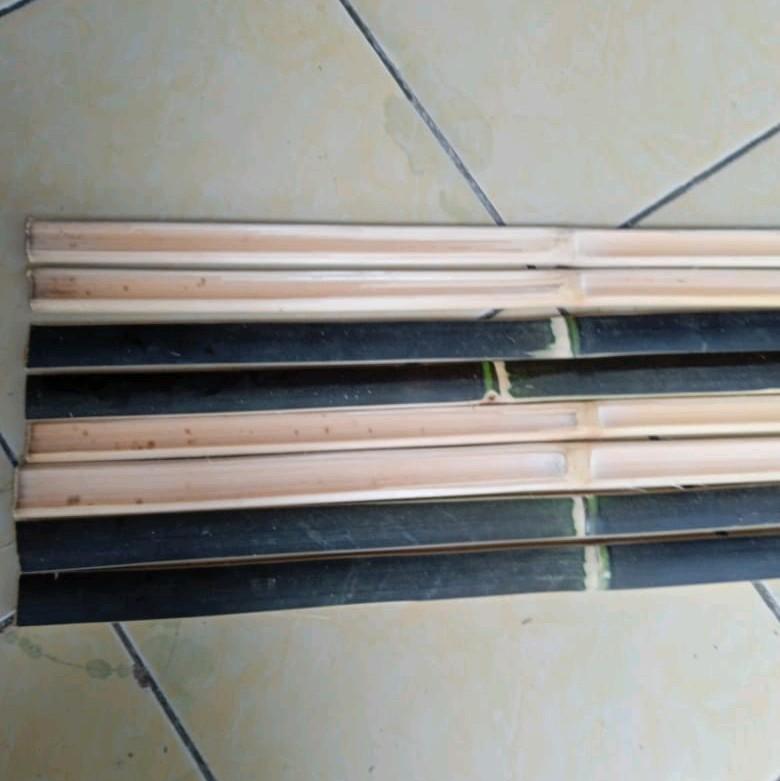 bilah bambu hitam 1 meter 5 pcs - Shop | Tokopedia