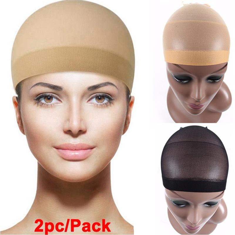 2 Pcs/Pack Wig Cap Hair net for Weave Hairnets Wig Nets Stretch ...