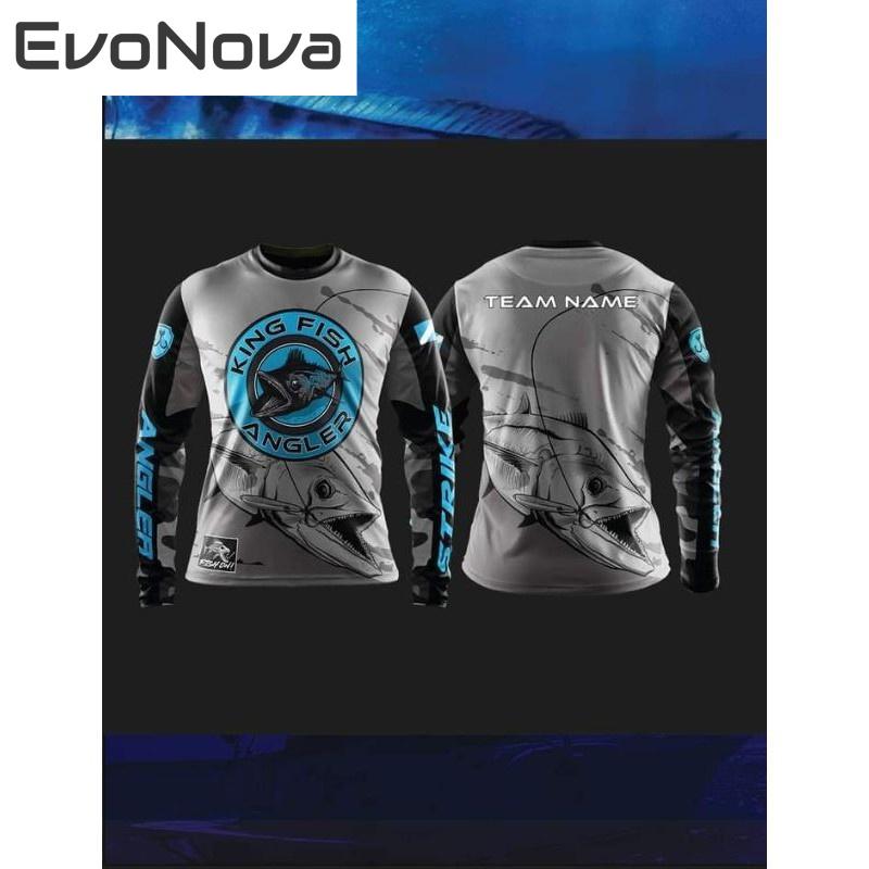 Baju Memancing, Lengan Panjang, Rekaan Bercetak 3D Sublimasi - TikTok ...