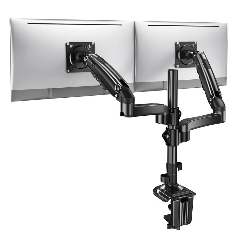 HUANUO 13-32 Inch Dual Monitor Stand, Gas Spring Dual Monito - TikTok Shop