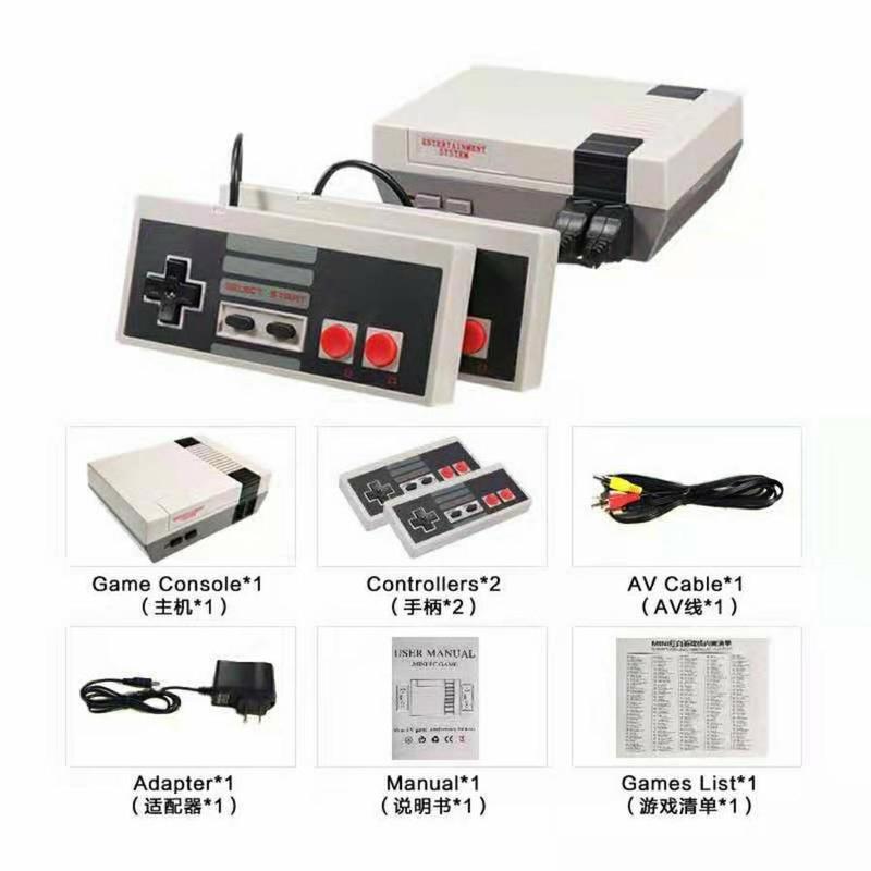 ZT Game Console NES Clone 620 Game Retro Mini Game Built in 620 Classic ...