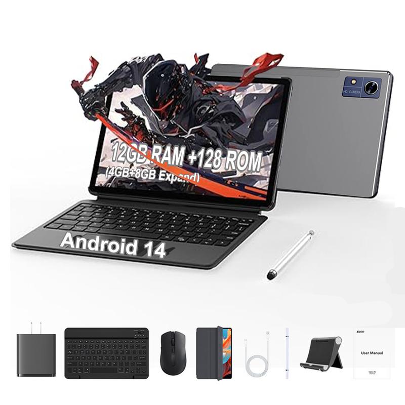 SUXI Tablet Poker A3 10.1 Inch Android 14,12GB(4GB+8BG)RAM+128G ...