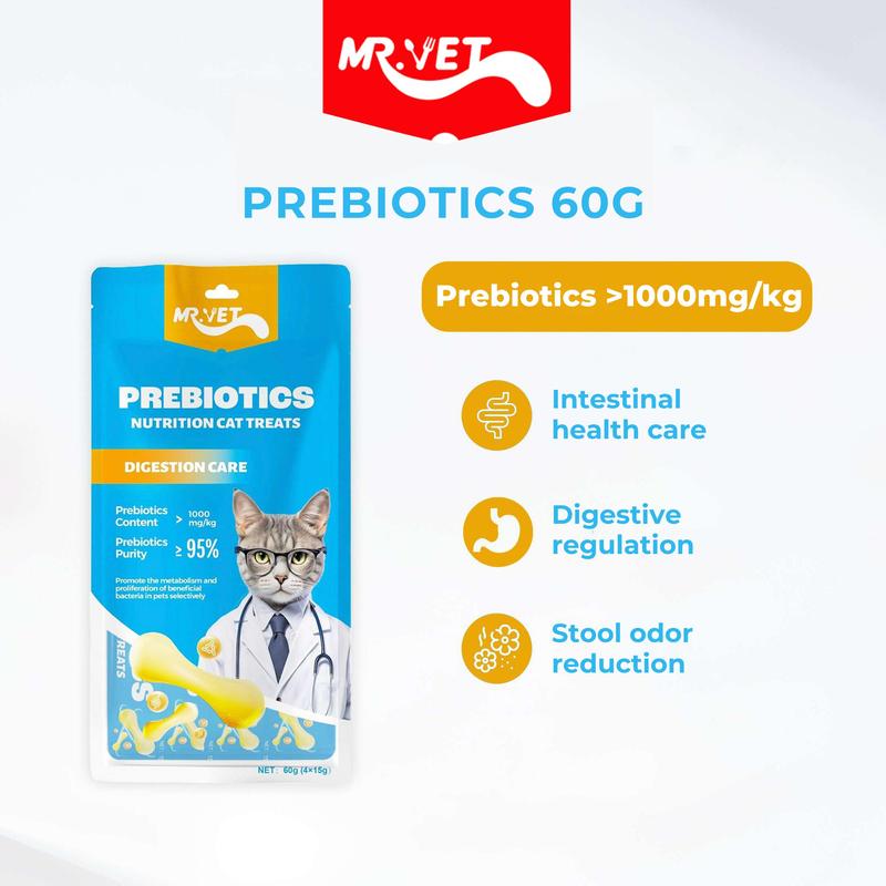 Mr. Vet PreBiotics Supplement TREATS 60g (15gx4) - Help to Improve ...