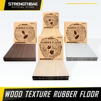 Jual Rubber Mat Gym Flooring Wood Texture STRENGTHBAE Karpet Lantai ...