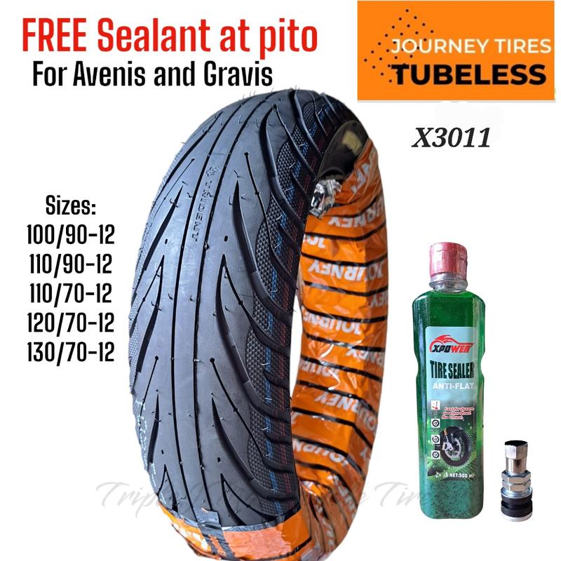 JOURNEY Tubeless Tires for Gravis - Soft Compound, Size 12, with ...