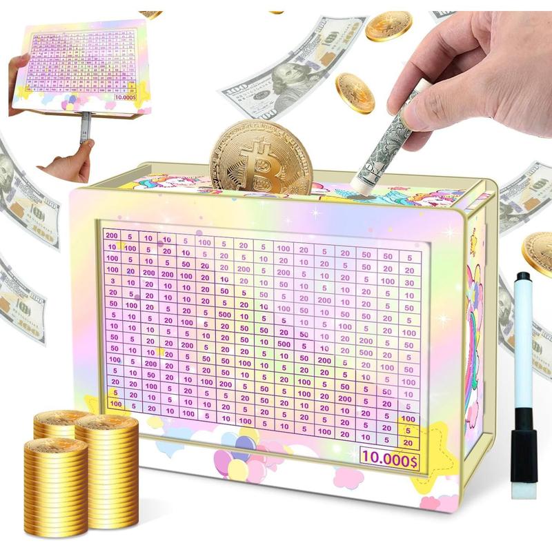 Kakeibo Money Saving Box Cash Vault Wooden Savings for $10 000 - TikTok ...