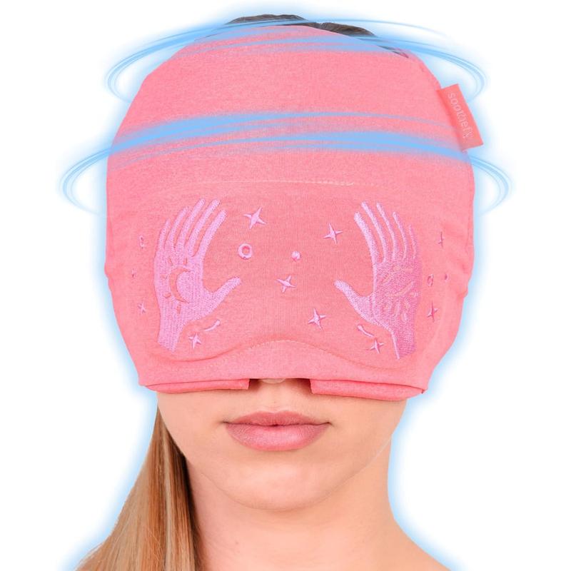 Migraine relief cap builtin slideup eye mask natural headache relief ...