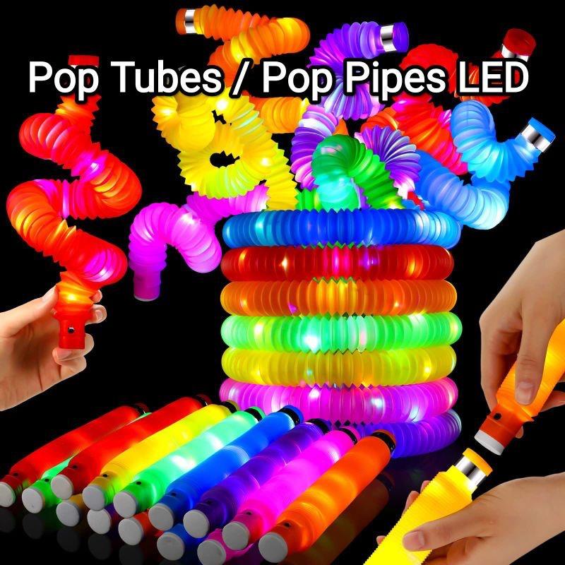 Popular lamp tube Sensory Fidget toy flash light stress relief - TikTok ...