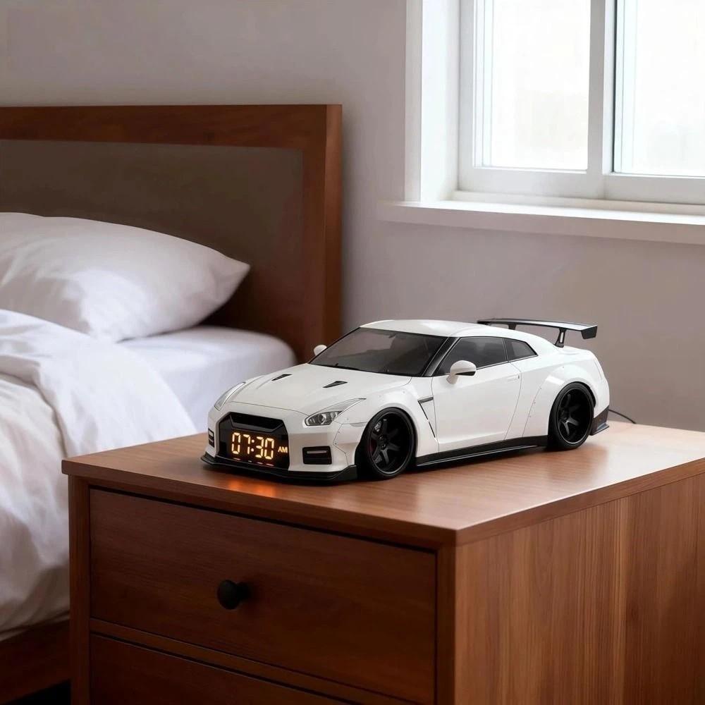 New LED Display Hyper-car Alarm Clock Super Car Shaped Portable Novelty ...