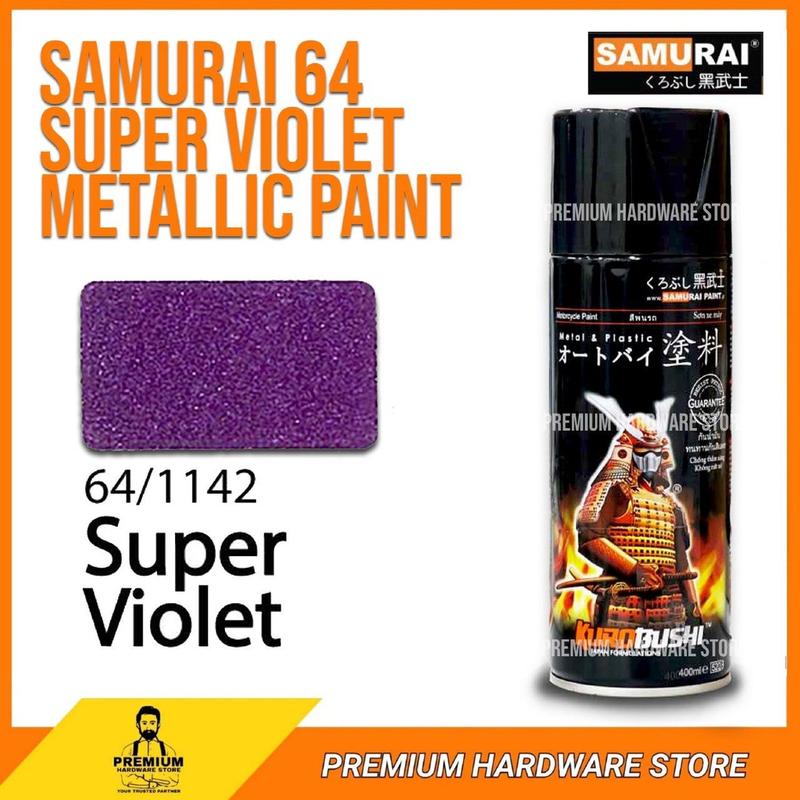 SAMURAI 64 Super Violet Metallic Spray 400ml - TikTok Shop Malaysia