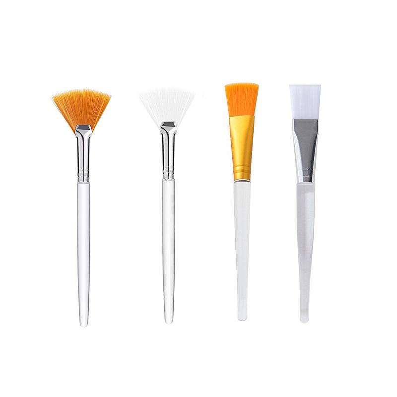 [mqs]4pcs Face Mask Brush Set Includes Soft Fan Facial Brushes - TikTok ...