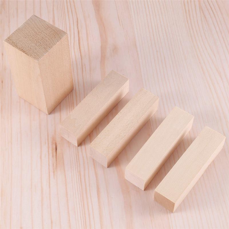 5 Pcs Carving Wood Blocks Whittling Wood Blocks Basswood Carving Blocks ...