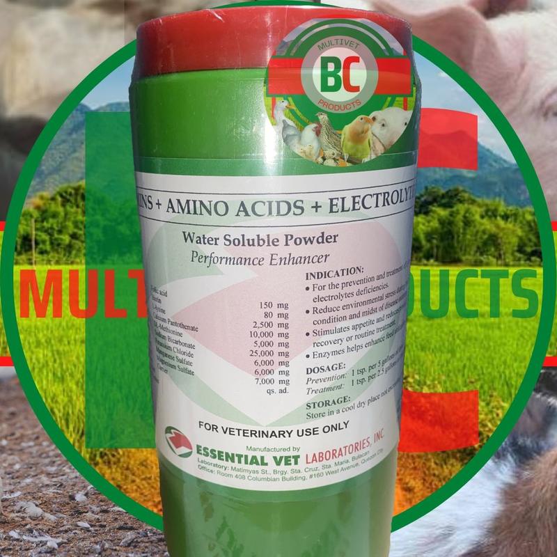 ESSENTIAL VET, MULTIVITAMINS + AMINO ACIDS + ELECTROLYTES + ENZYMES ...