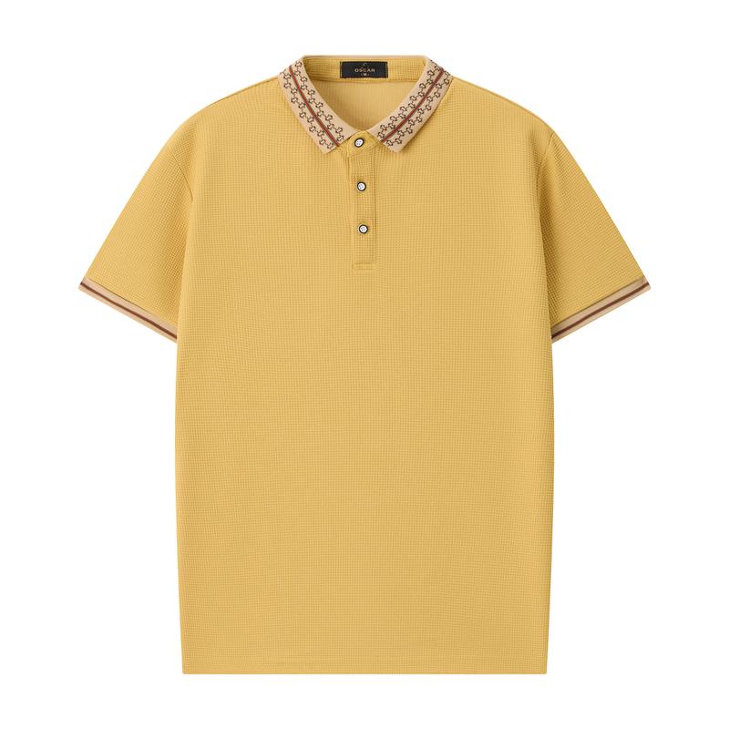 Kinwoo T601 Mini Waffle Casual Style Polo Shirt For Man Shor - TikTok ...