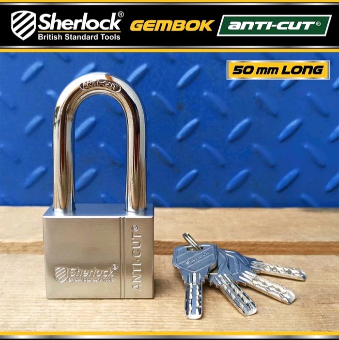 Jual Gembok Original Sherlock Tools ANTI CUT 50 mm Panjang - Kab ...