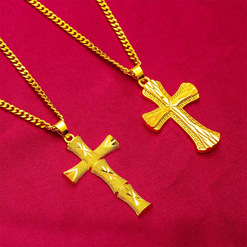 Kalung Salib, Emas Vietnam, Untuk Lelaki dan Wanita, Loket Emas ...
