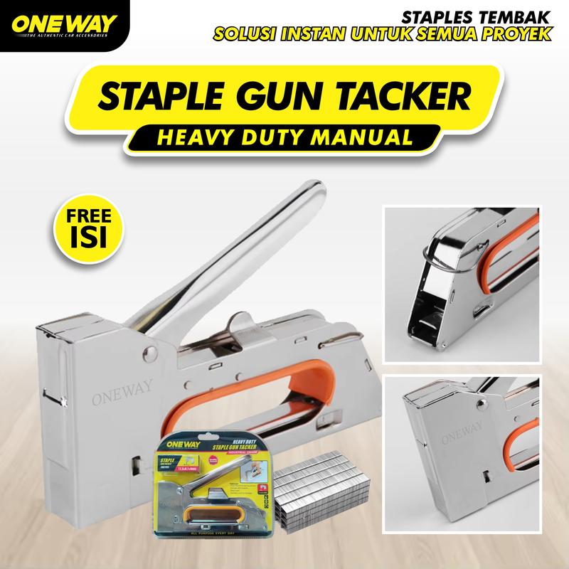 Staples Tembak Staple Gun Tacker Jok Motor Steples Stepler Tembak ...