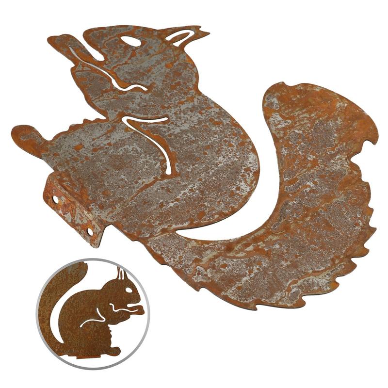 Garden Decoration Rusty Squirrels Outdoor Ornaments Decorative - TikTok ...