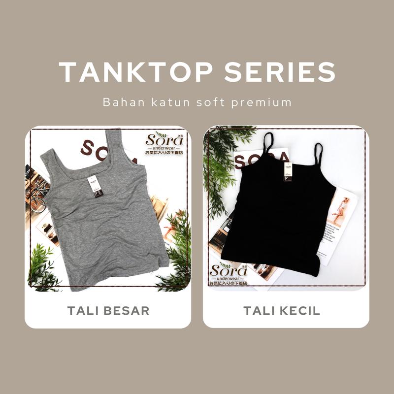 Tanktop tangtop tengtop singlet pakaian dalam dalaman wanita - Shop ...
