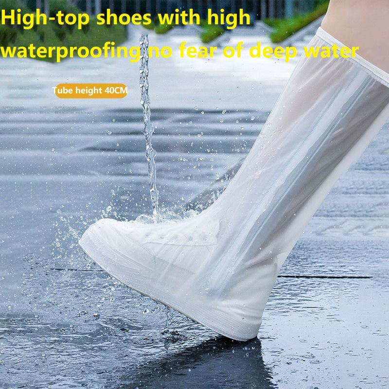 Shoe Protector Rain Silicone Waterproof Shoe Covers Rain Accessories ...