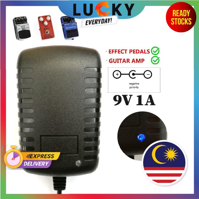 Power Supply Adapter Guitar Effect Pedal 9V 1A AC/DC For Joyo/Boss/Nux ...