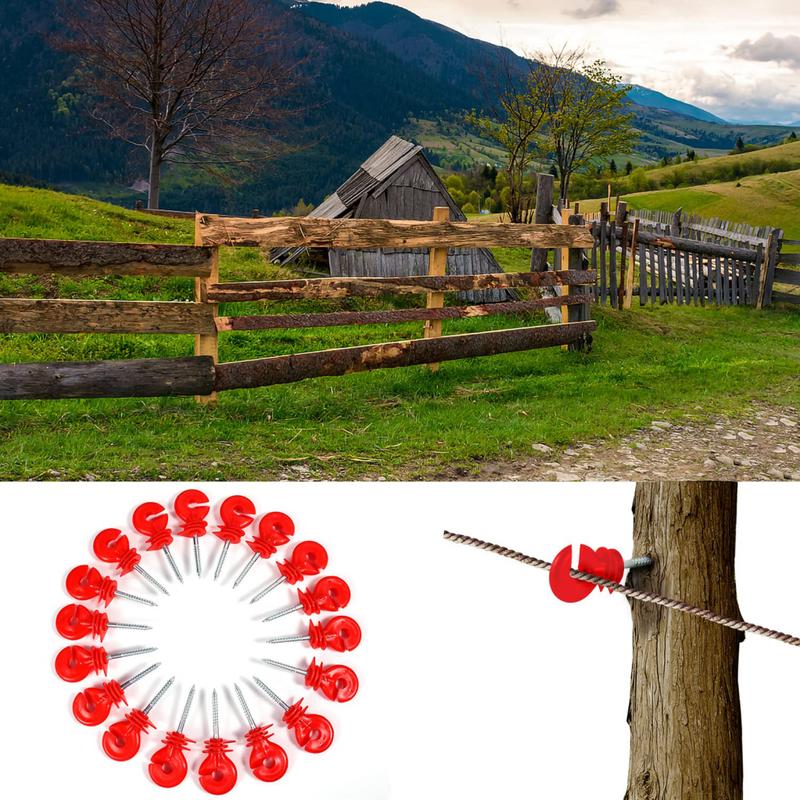 zeeniago- Heat-resistant Electric Fence Insulator Screws Set - TikTok ...