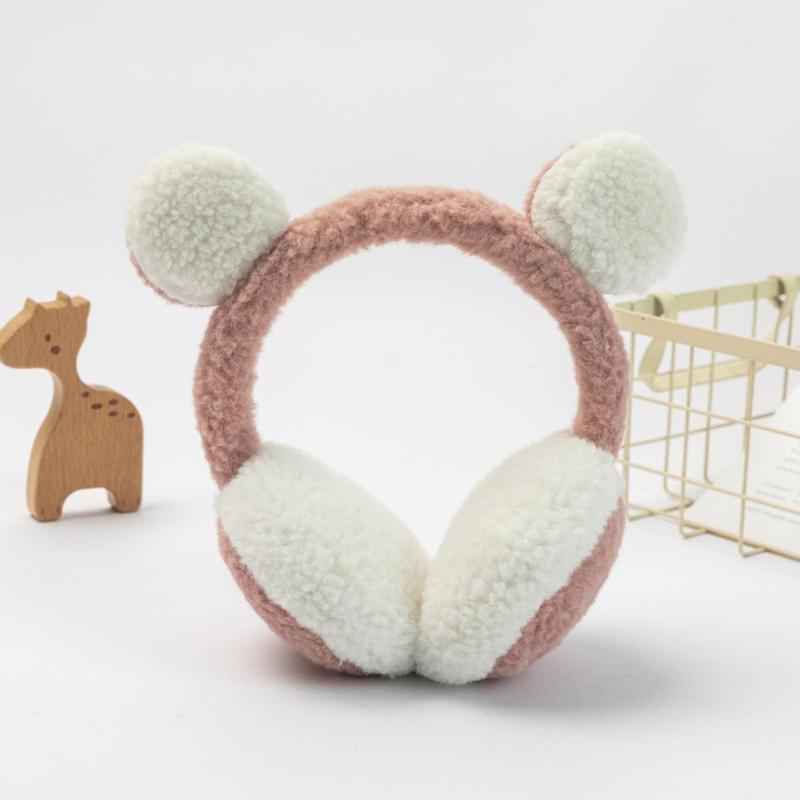 Earmuffs Cute Bear Ears Design Soft Children Earmuffs Winter - TikTok ...