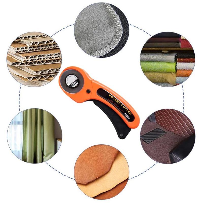 Rotary Fabric cutter Roller Wheel Knife Cloth Rubber band Leather ...