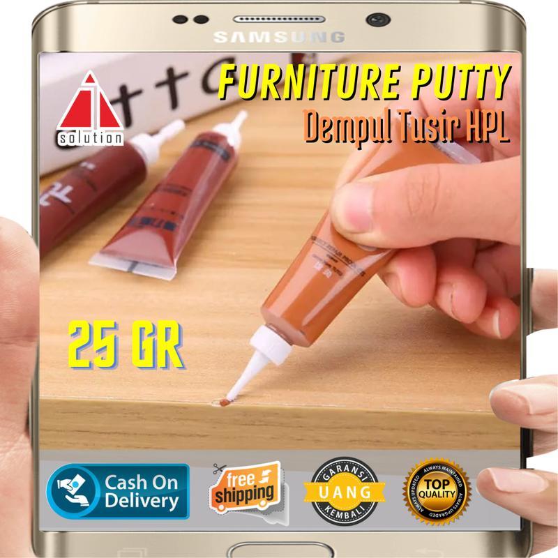 Dempul Tusir HPL 25gr - Krim Resin Plamir Penambal Furnitur 25gr - Shop ...