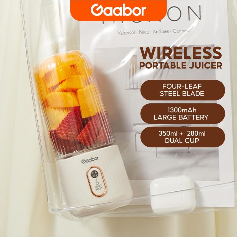 【Portable】Gaabor Portable Juicer Blender For Shake Rechargeable ...