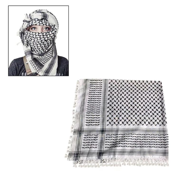 YIG8 Scarf Shemagh Desert Keffiyeh Head Neck Scarf Arab Wrap - TikTok ...