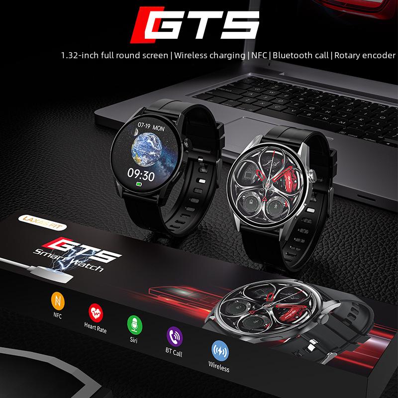 Jam Tangan Pintar, GT5 NFC Smartwatch , Rekod Sukan 30 Jam Smart ...